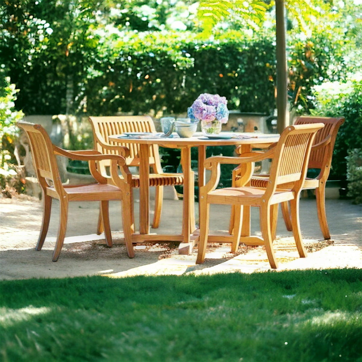 Curtis Teak Dining Set – Hawaiian Discovery Furniture
