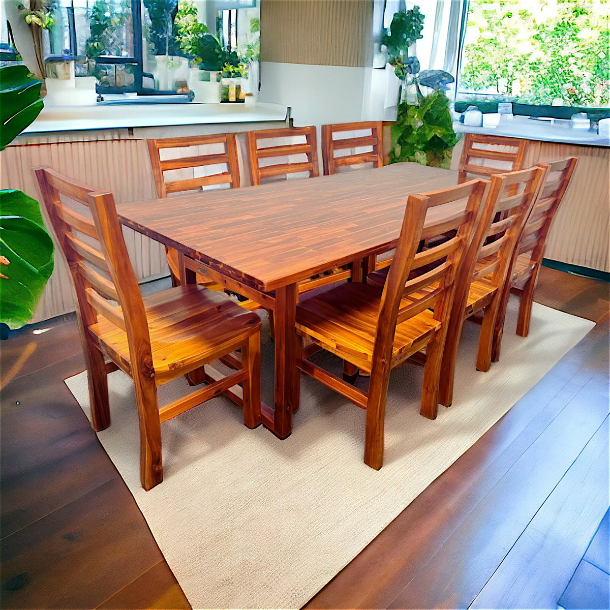 Molokai Dining Set – Hawaiian Discovery Furniture