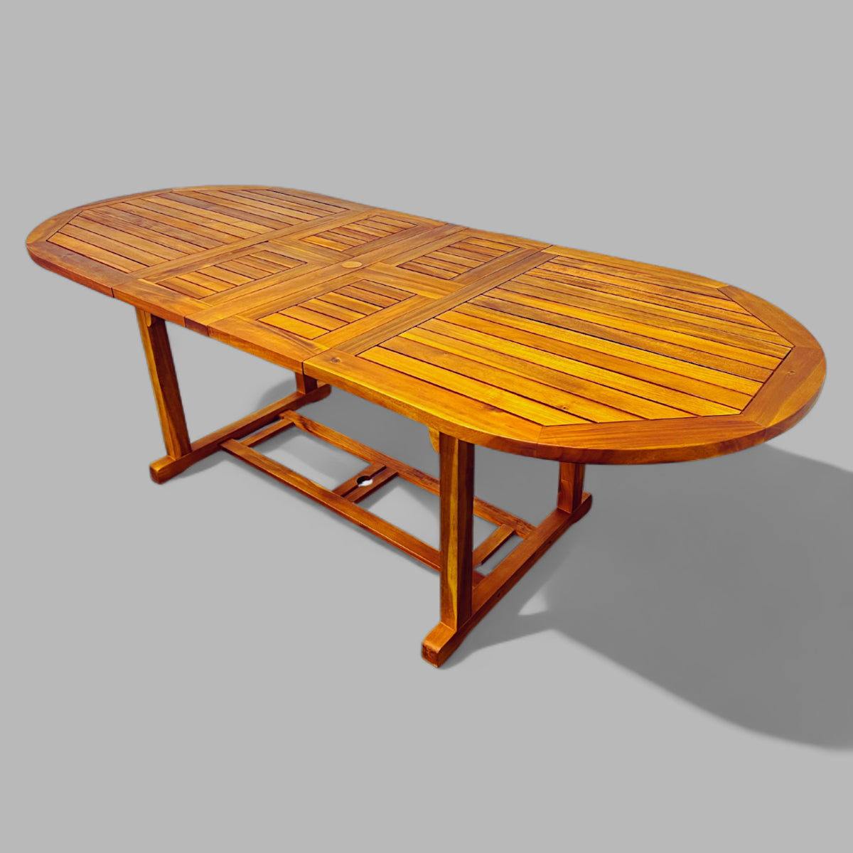 T003 - Acacia Oval Extension Table – Hawaiian Discovery Furniture