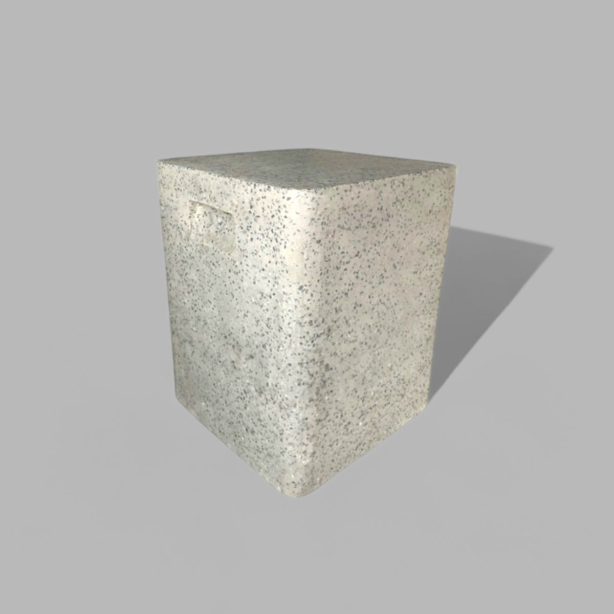 VTG387 - Modern Square Concrete Stool for Patio – Hawaiian Discovery ...