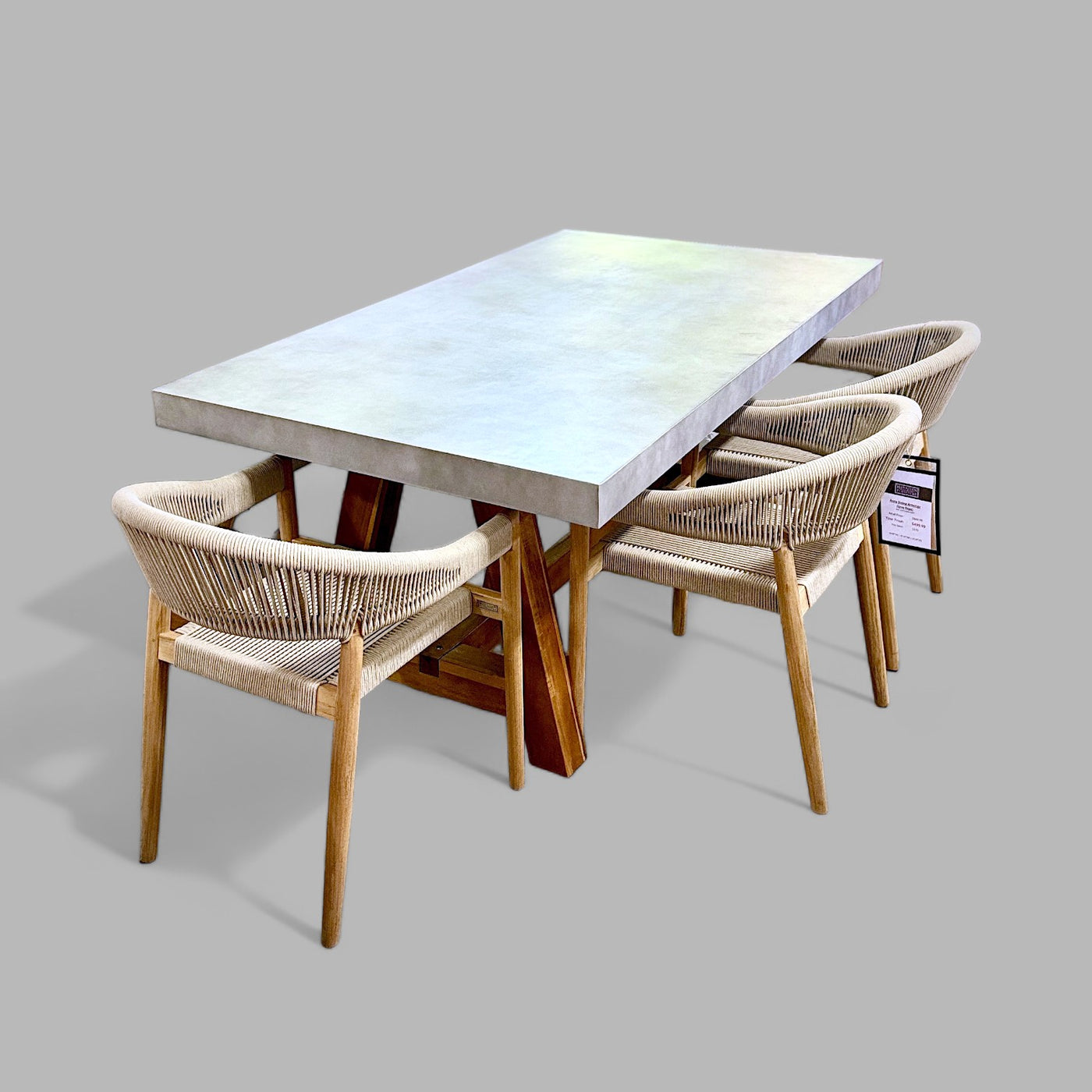 Concrete Table & Bench – Hawaiian Discovery Furniture